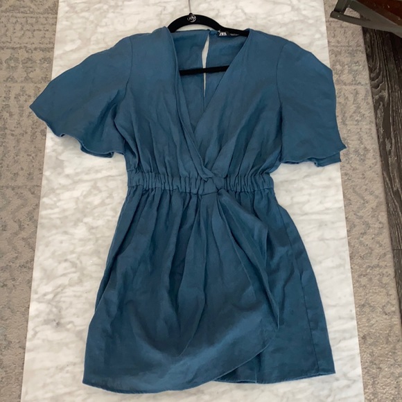 Zara | Dresses | Zara Romper Dress | Poshmark